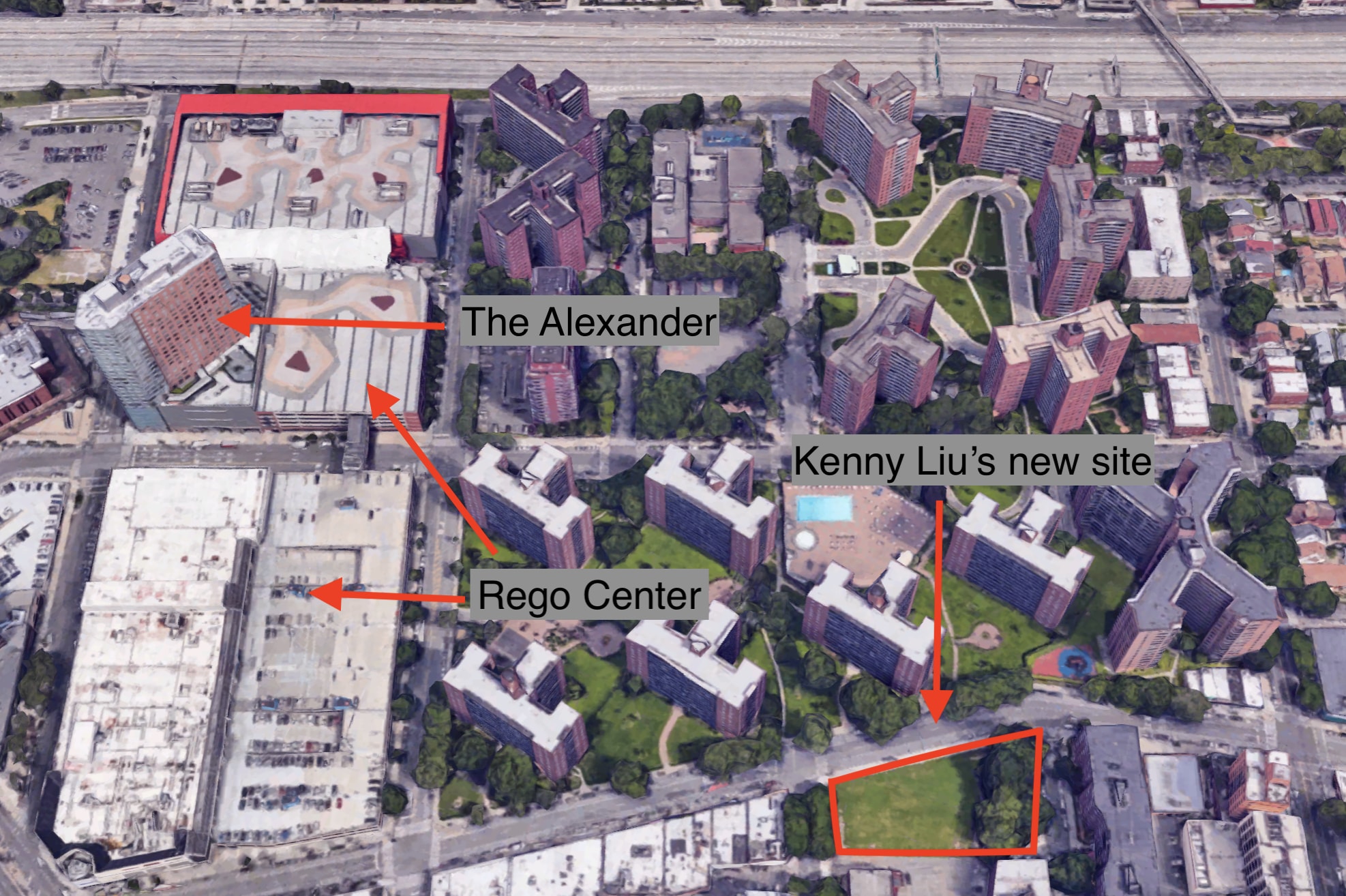 177K resi tower planned near Vornado’s Rego Park mall