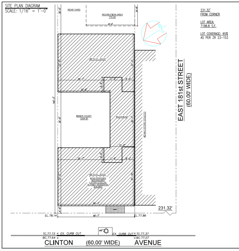 Zev Mayer files plans for 36-unit resi building in Tremont